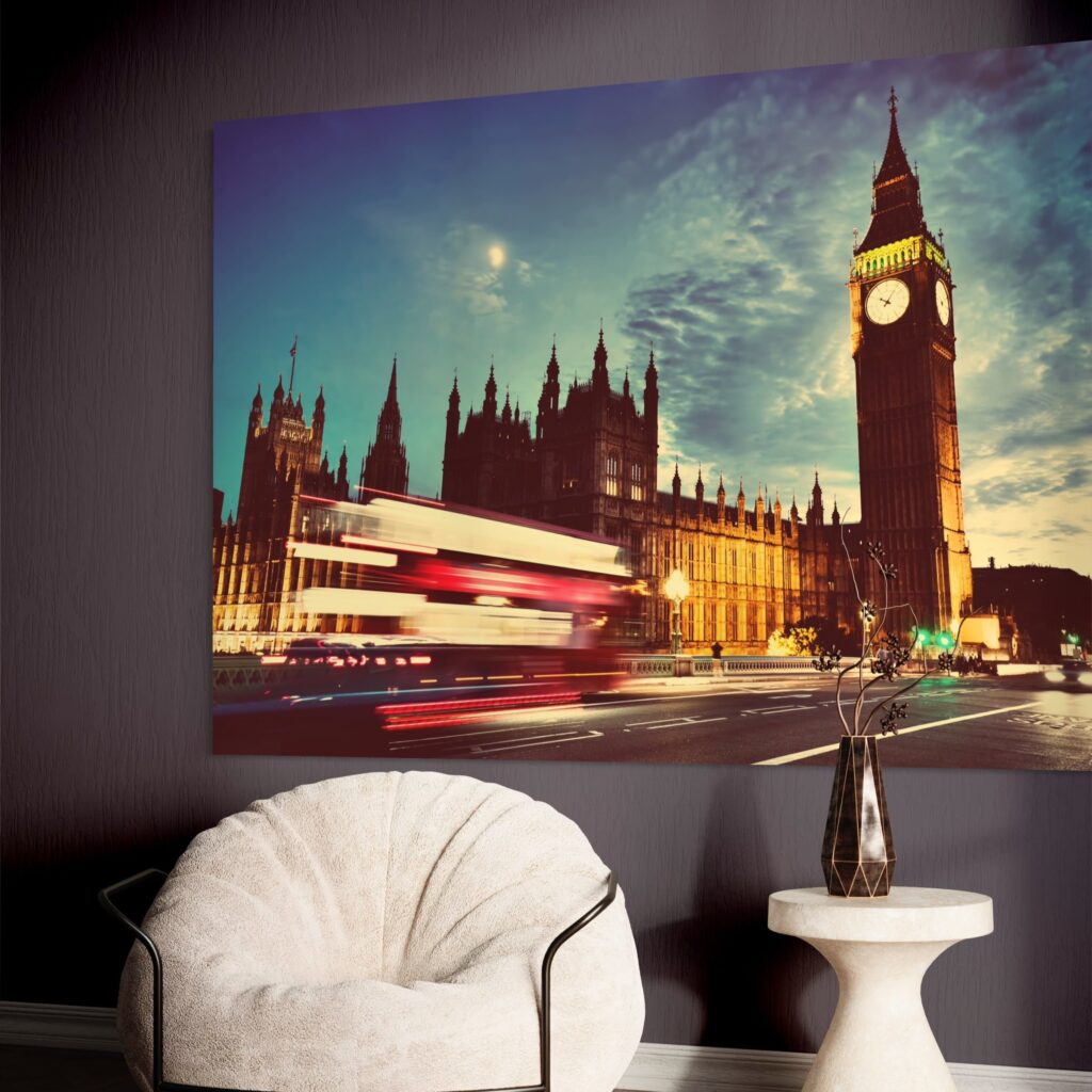 Tablou canvas decorativ Flori Retro Elegante - Cataleya Gift