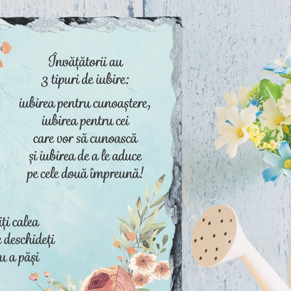 Placă de Ardezie pentru Dascăli, Personalizată cu Pozele Copiilor ...